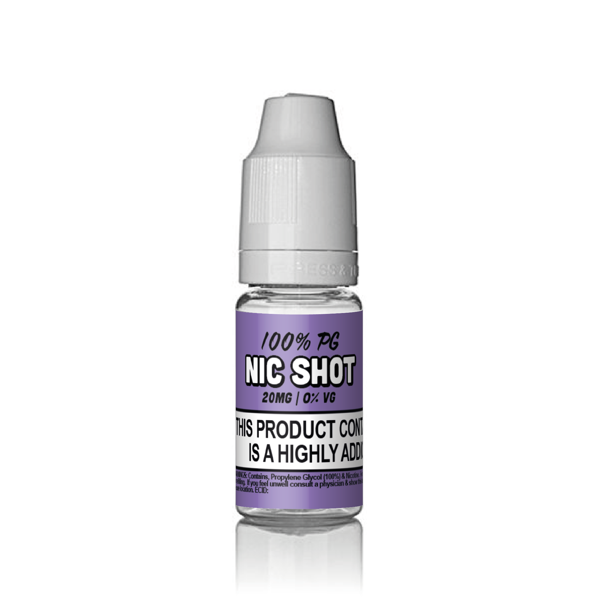 -100% PG Salt Nic Shot 20mg - Sweet Vapes