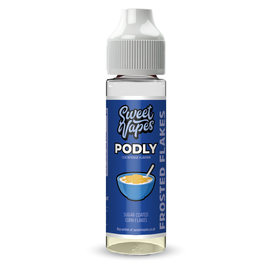 Frosted Flakes PODLY 50/50 Longfill 6mg 8mg 10mg 12mg - Sweet Vapes