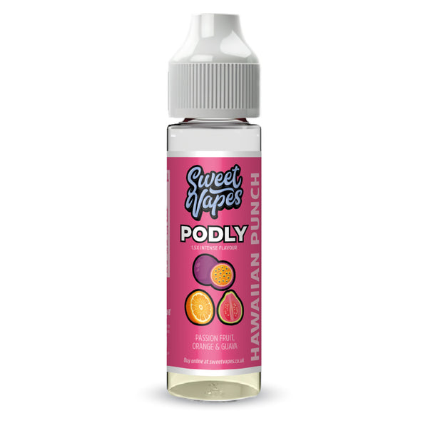 Hawaiian Punch PODLY 50/50 Longfill 6mg 8mg 10mg 12mg - Sweet Vapes